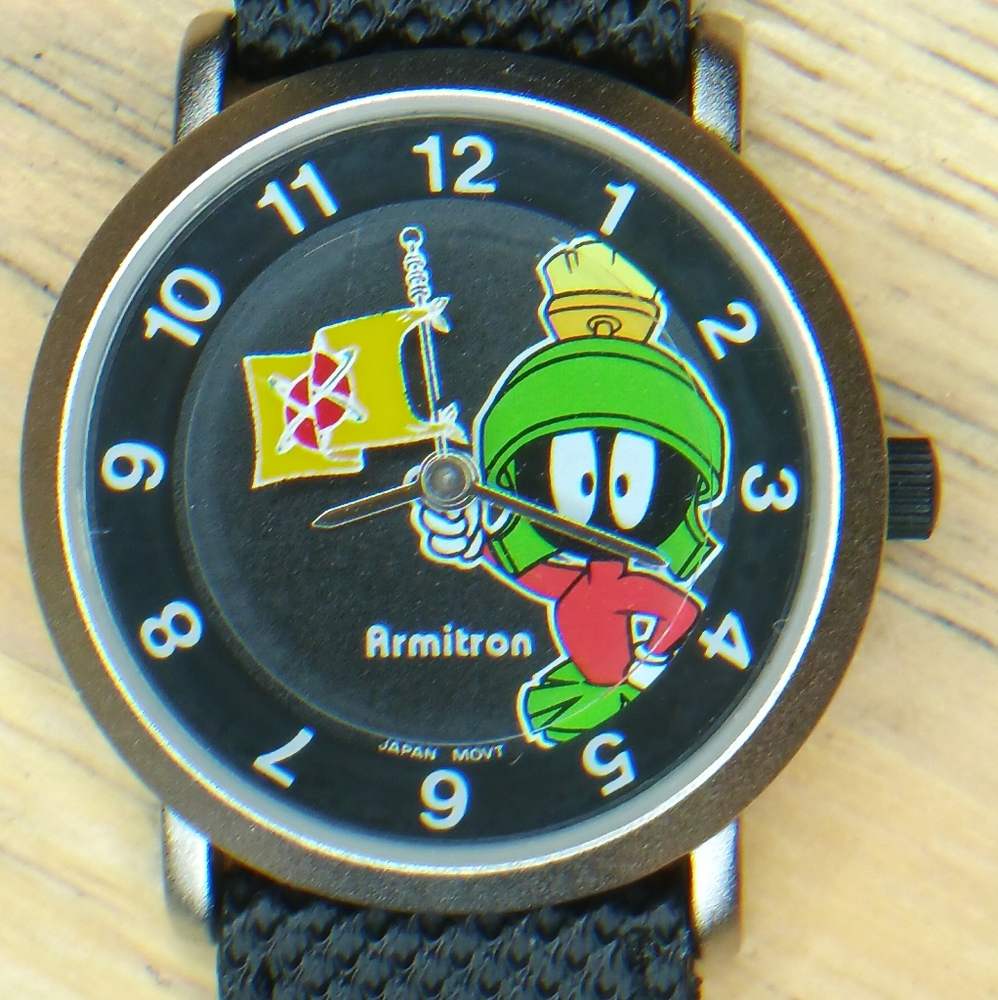 Armitron Looney Tunes Marvin The Martian Watch. 3 Han… - Gem